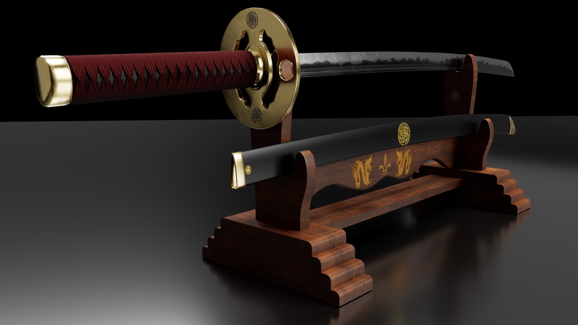 Katana 3D Model - TurboSquid 2227530