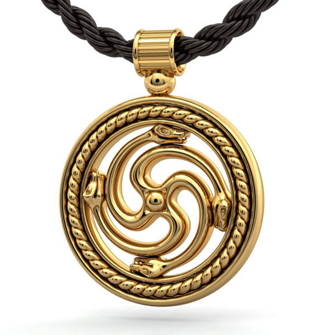 3ds Stl Pendant Snake Blr