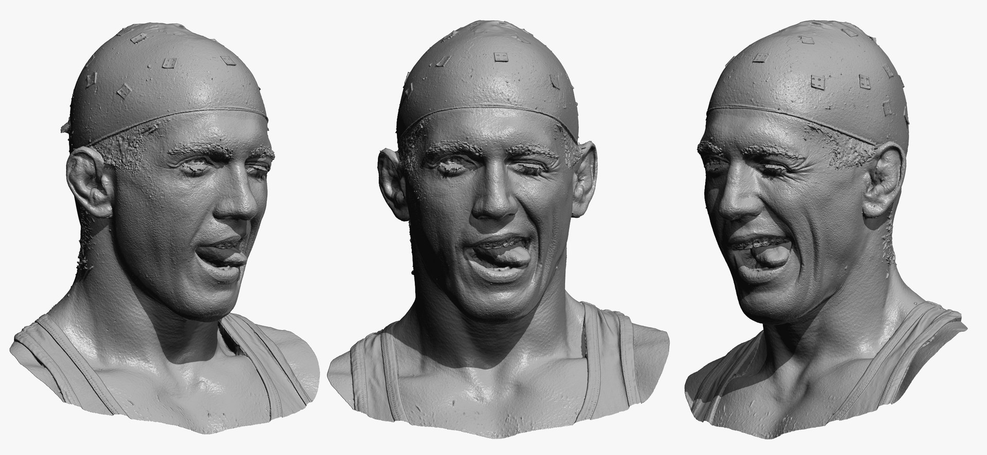 Mike Human Head Funny 3D Model - TurboSquid 1590137