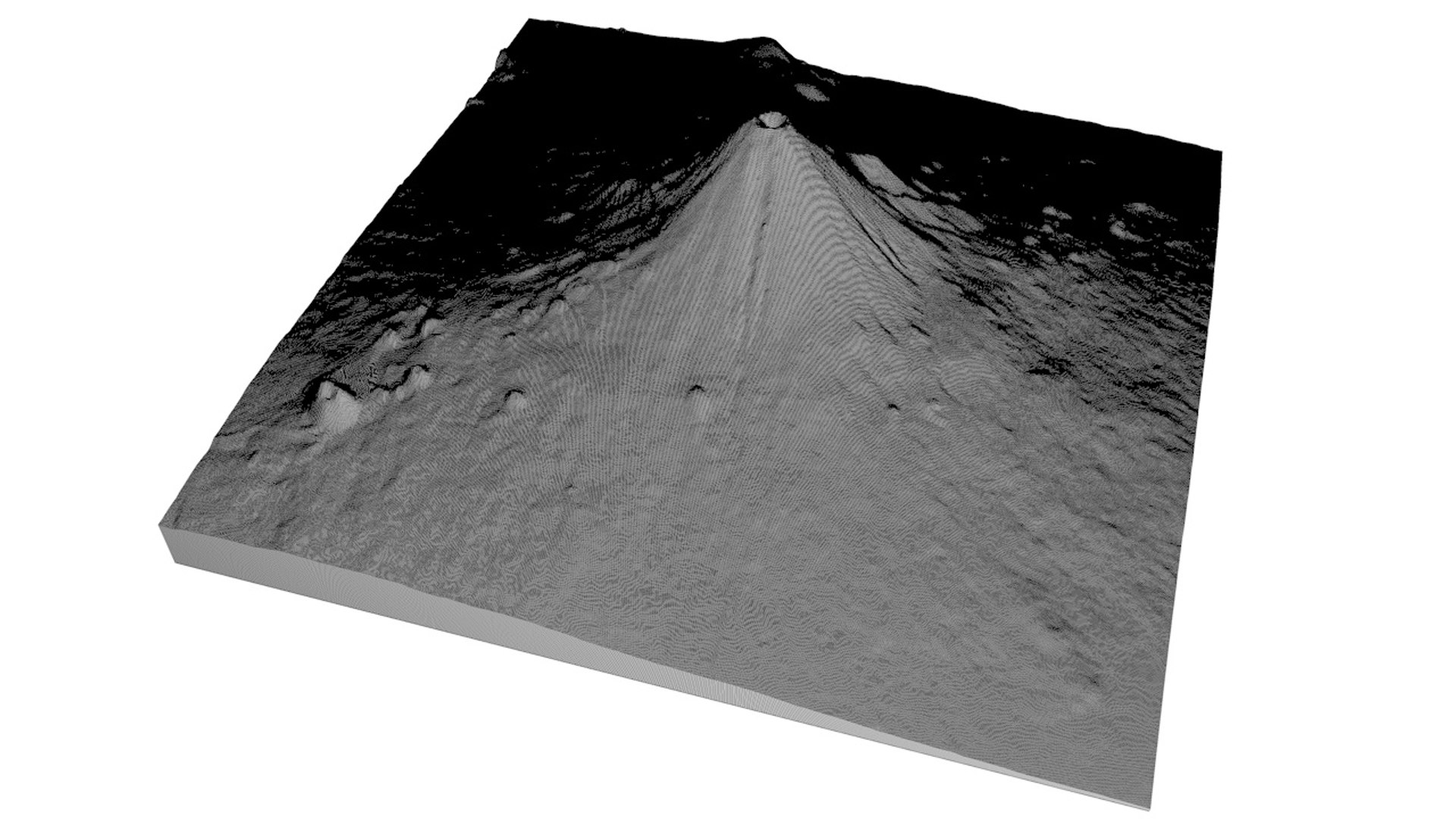 Volcano Untextured 3d C4d