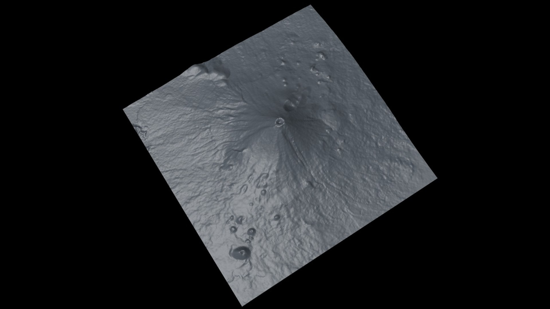 Volcano Untextured 3d C4d