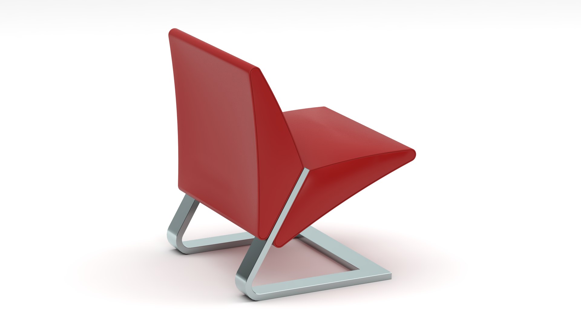 Butterfly Red Leather Lounge Chair 3D Model - TurboSquid 2054019