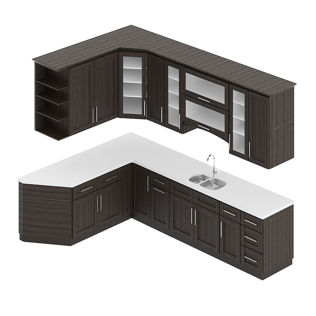 Volume 86 kitchen furniture model - TurboSquid 1224018