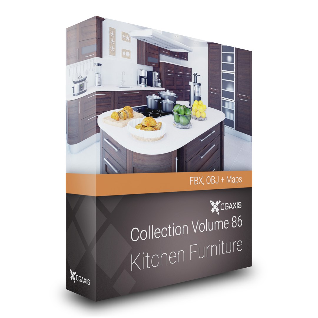 Volume 86 kitchen furniture model - TurboSquid 1224018