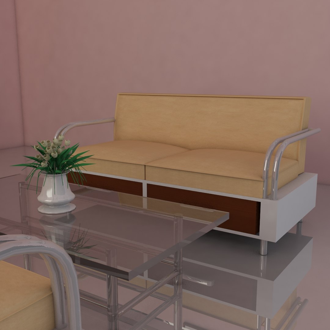 3d drawing room model