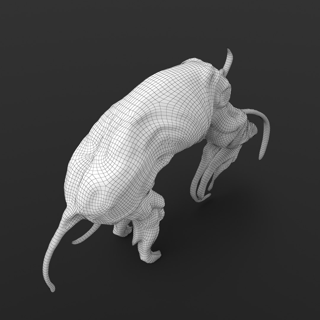 3D Model AlienCreatureCow - TurboSquid 1948994