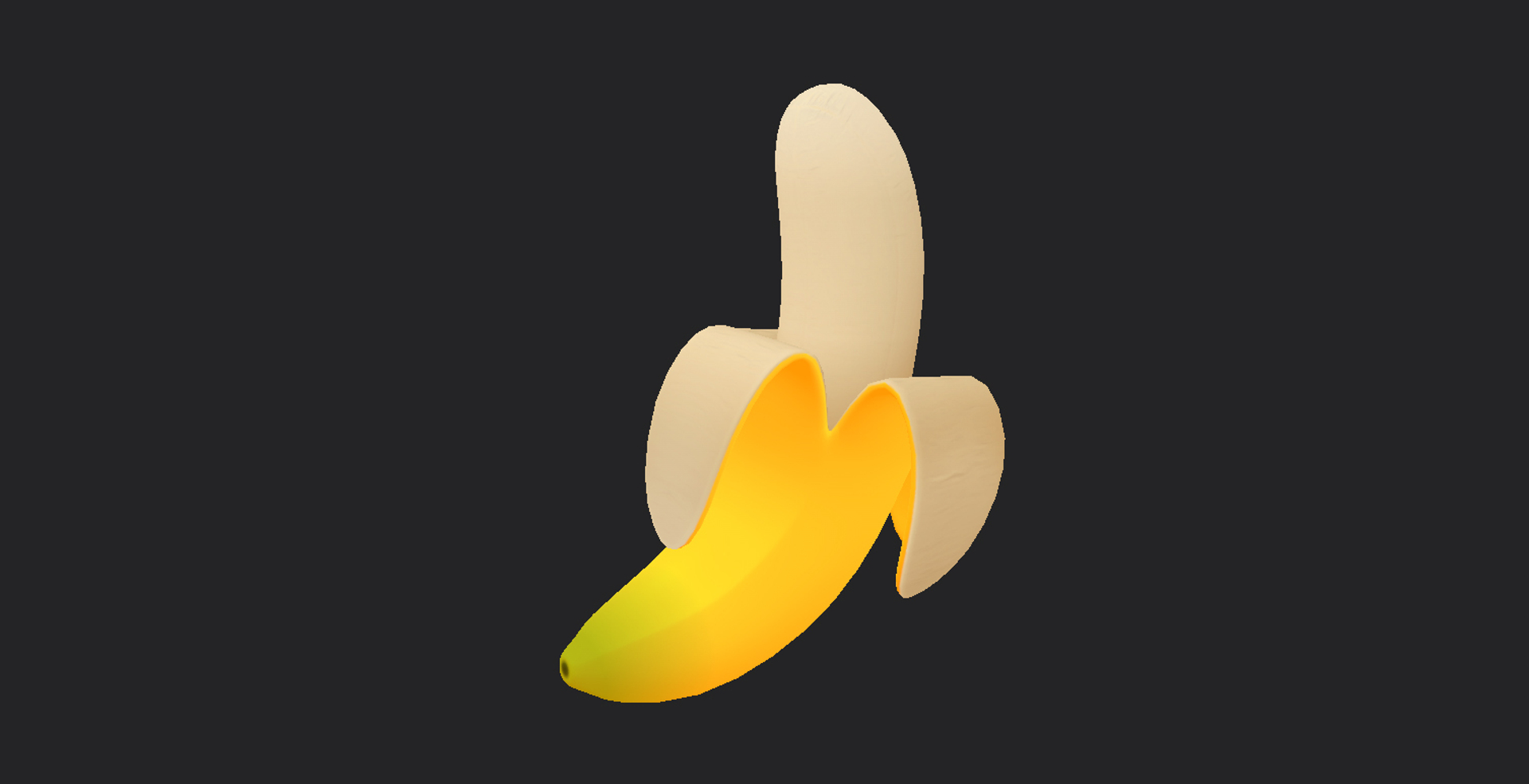 Banana cartoon 3D model - TurboSquid 1424090