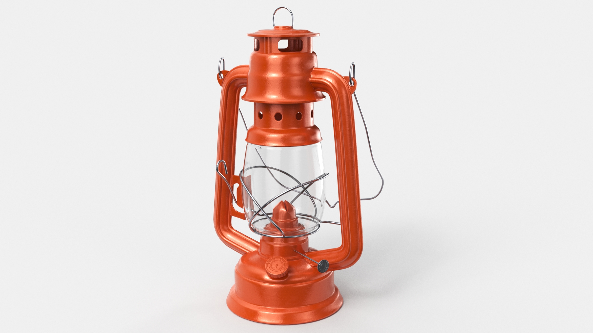 Oil Lamp Orange - PBR 3D Model - TurboSquid 2155680