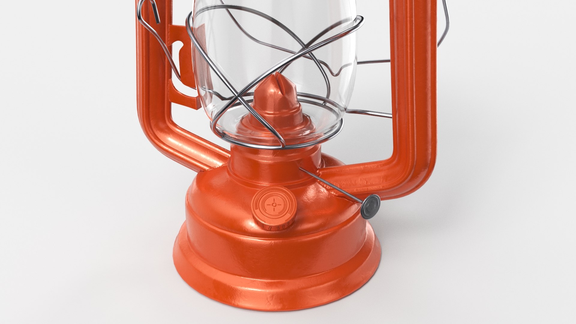 Oil Lamp Orange - PBR 3D Model - TurboSquid 2155680