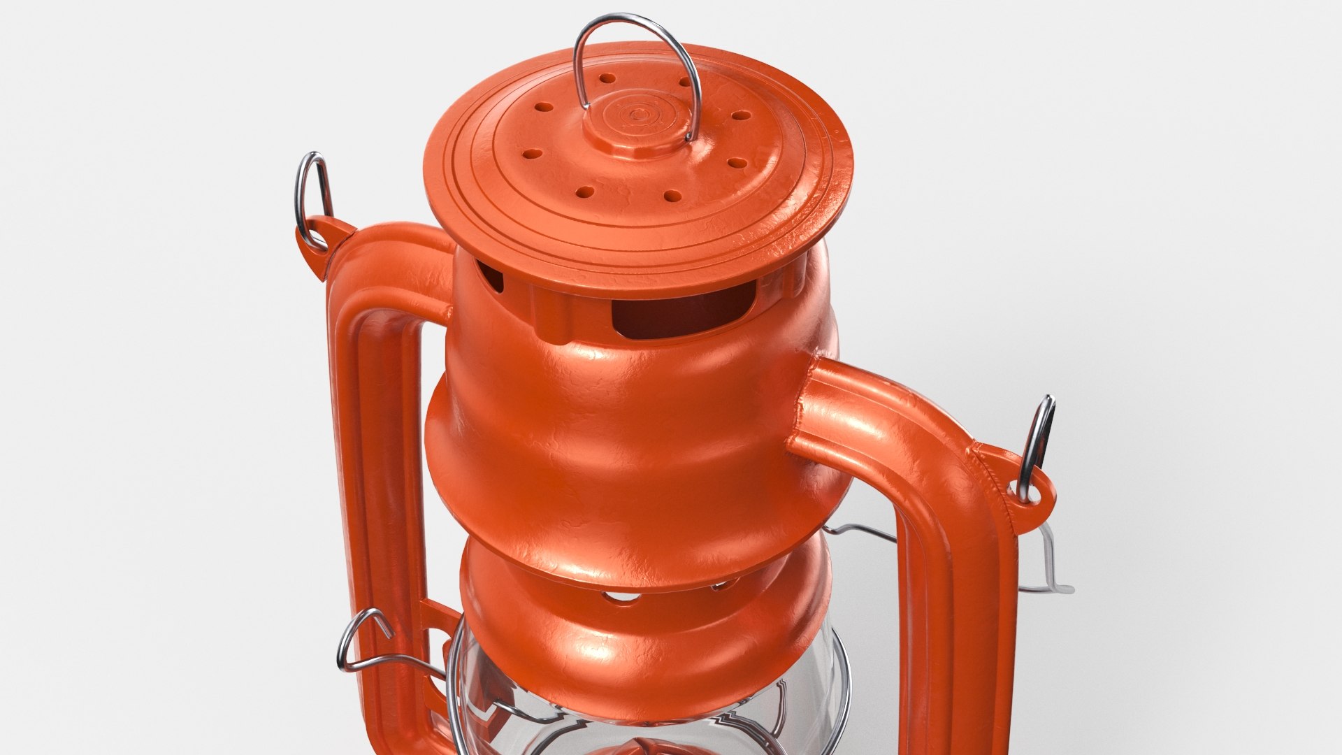Oil Lamp Orange - PBR 3D Model - TurboSquid 2155680