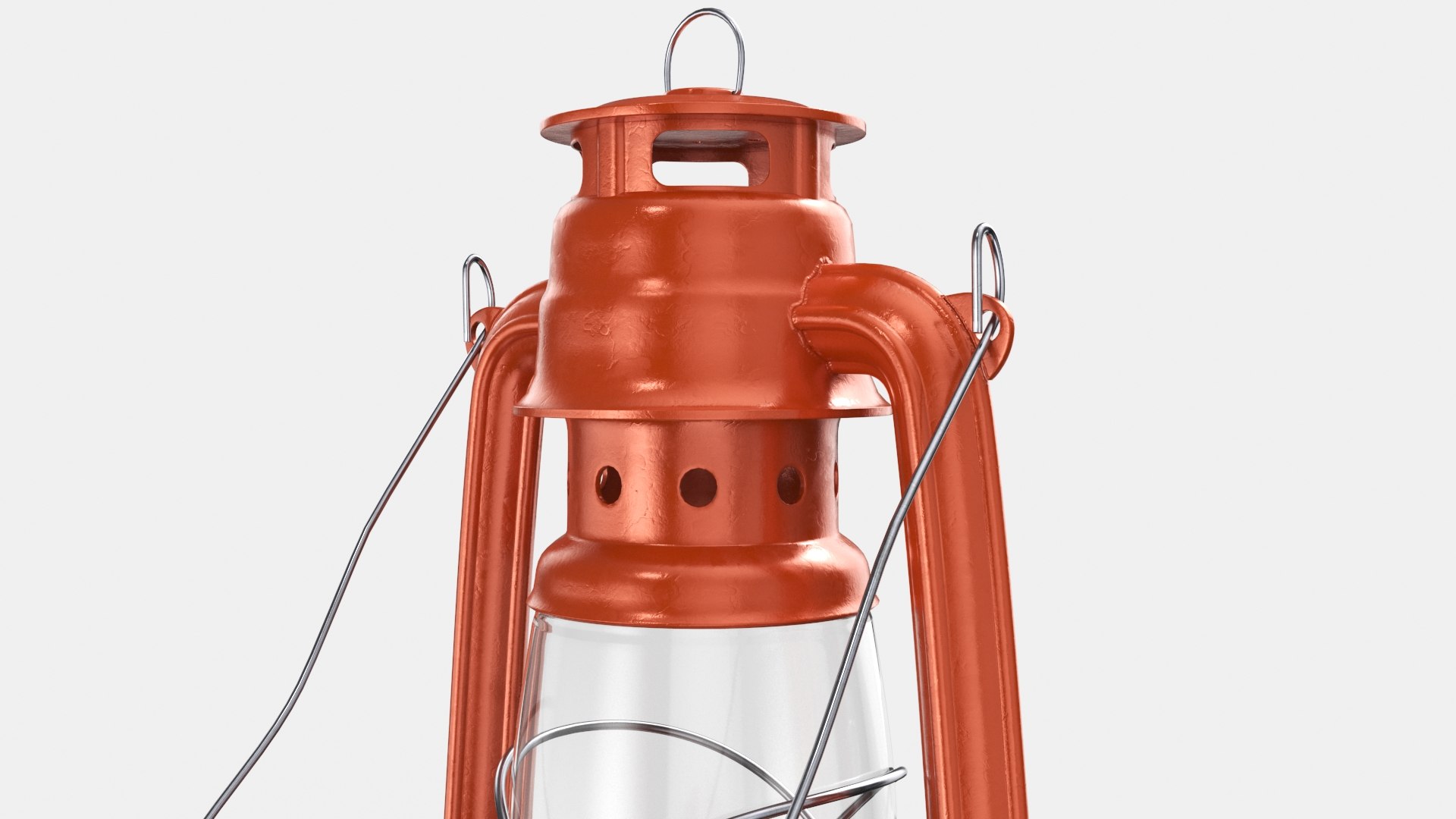 Oil Lamp Orange - PBR 3D Model - TurboSquid 2155680