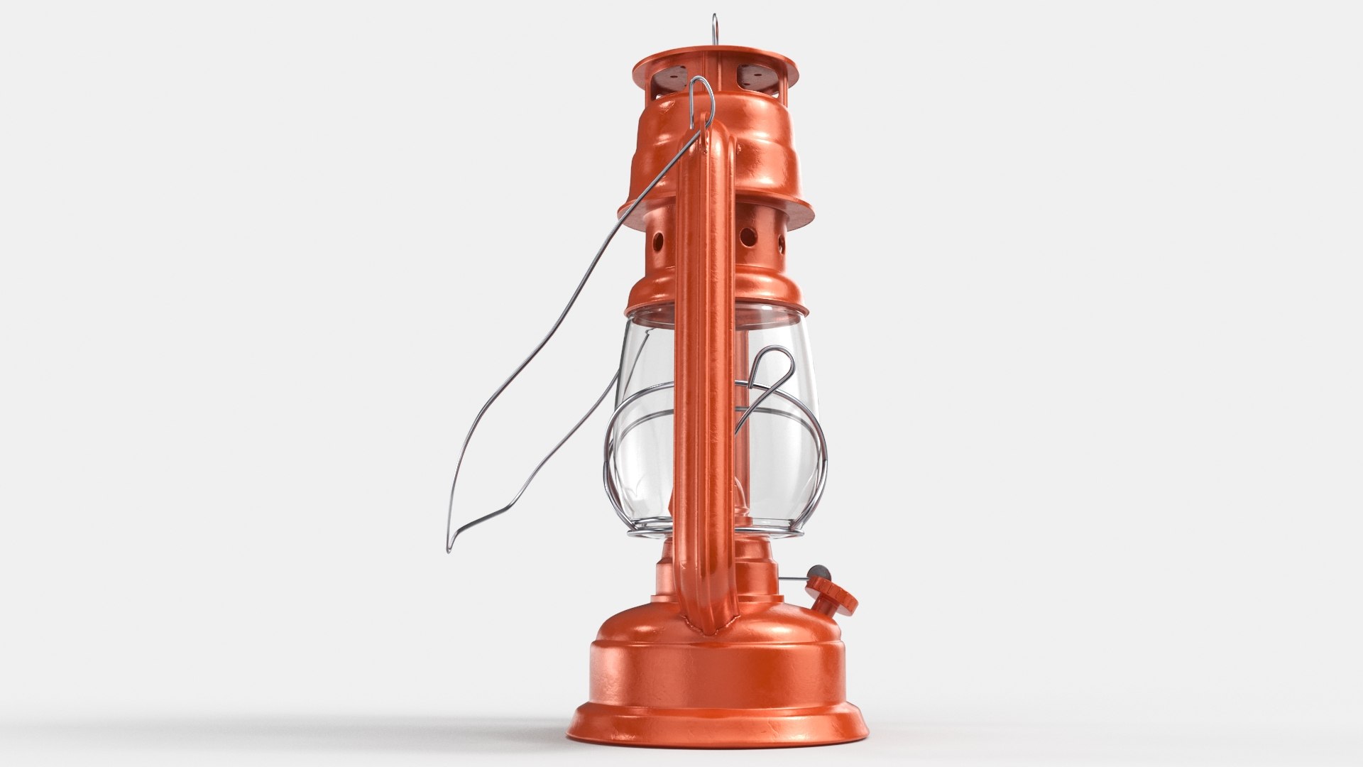 Oil Lamp Orange - PBR 3D Model - TurboSquid 2155680