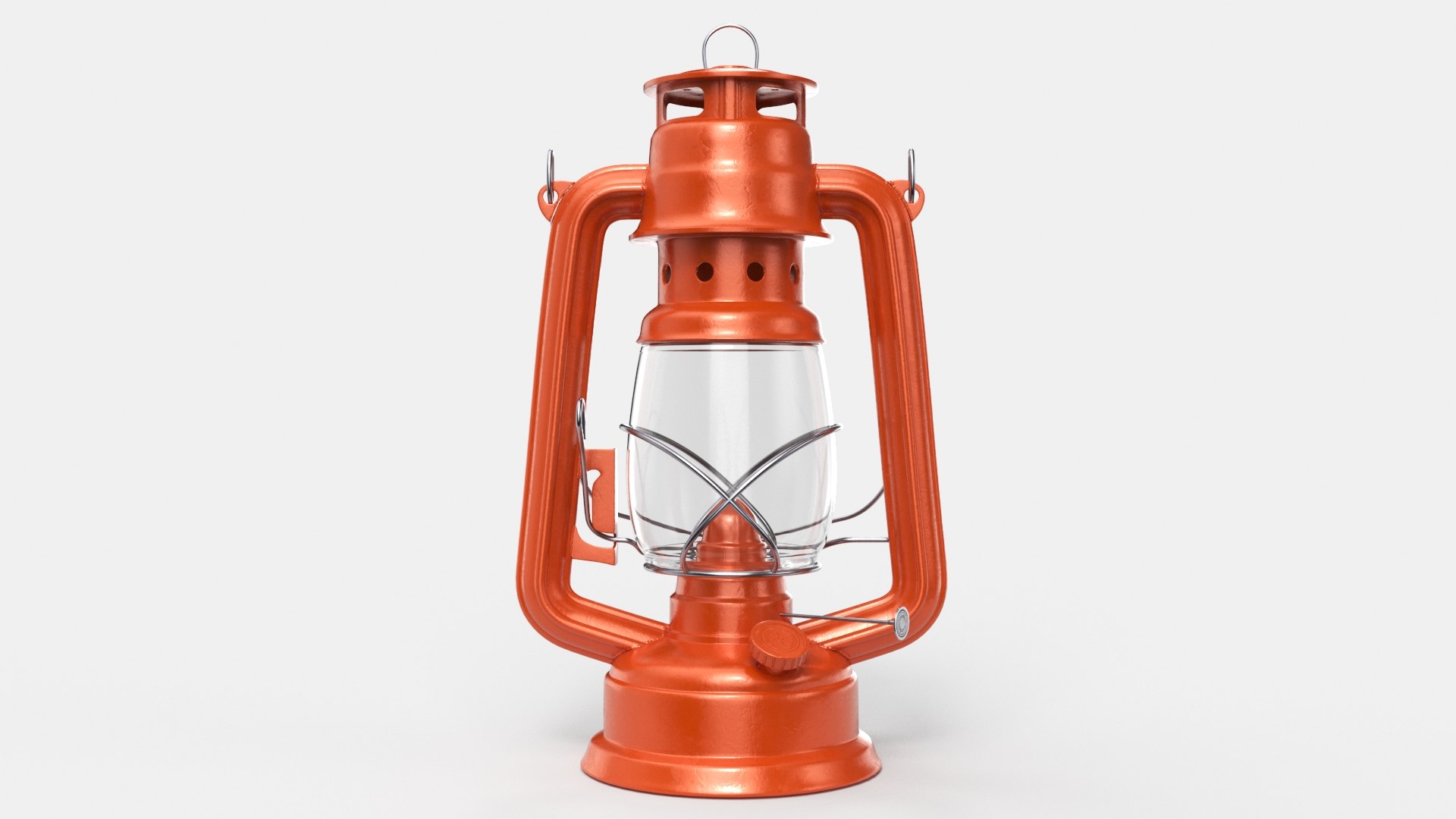 Oil Lamp Orange - PBR 3D Model - TurboSquid 2155680