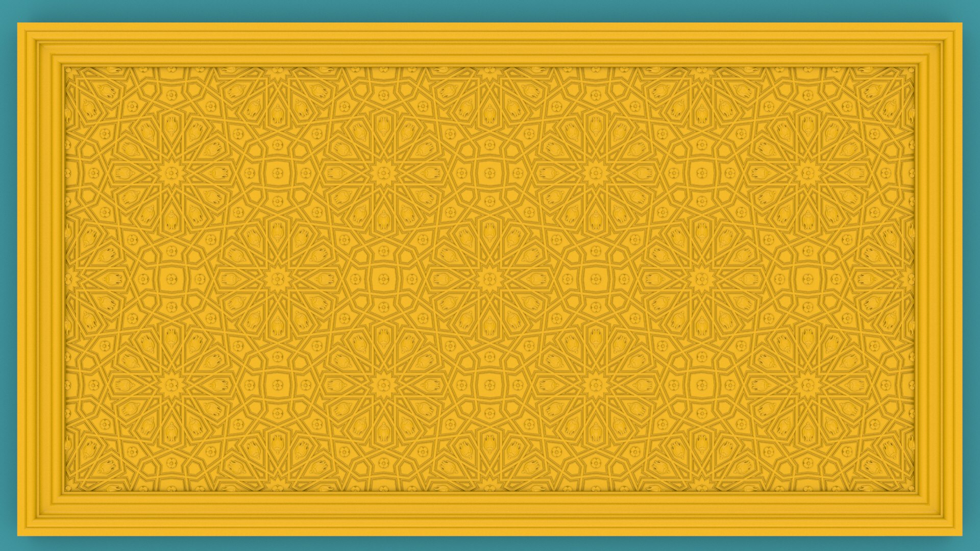 Luxury Ottoman Wall Panel Model - TurboSquid 2271207