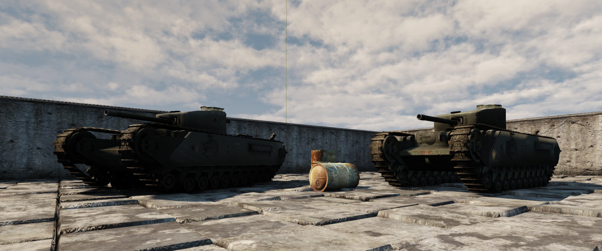 Max World War 2 Tank