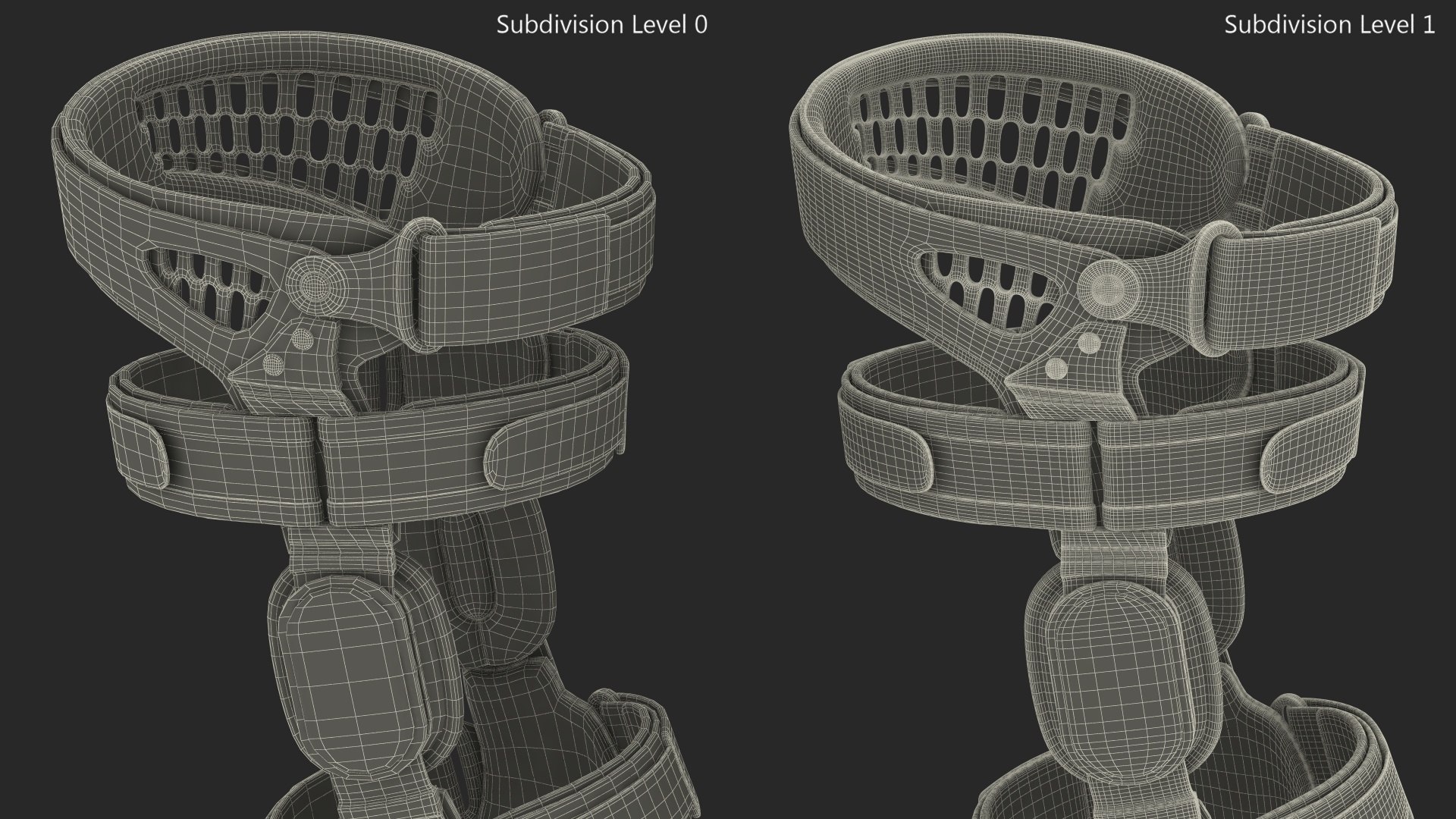 3D BREG Knee Brace Model - TurboSquid 2323118