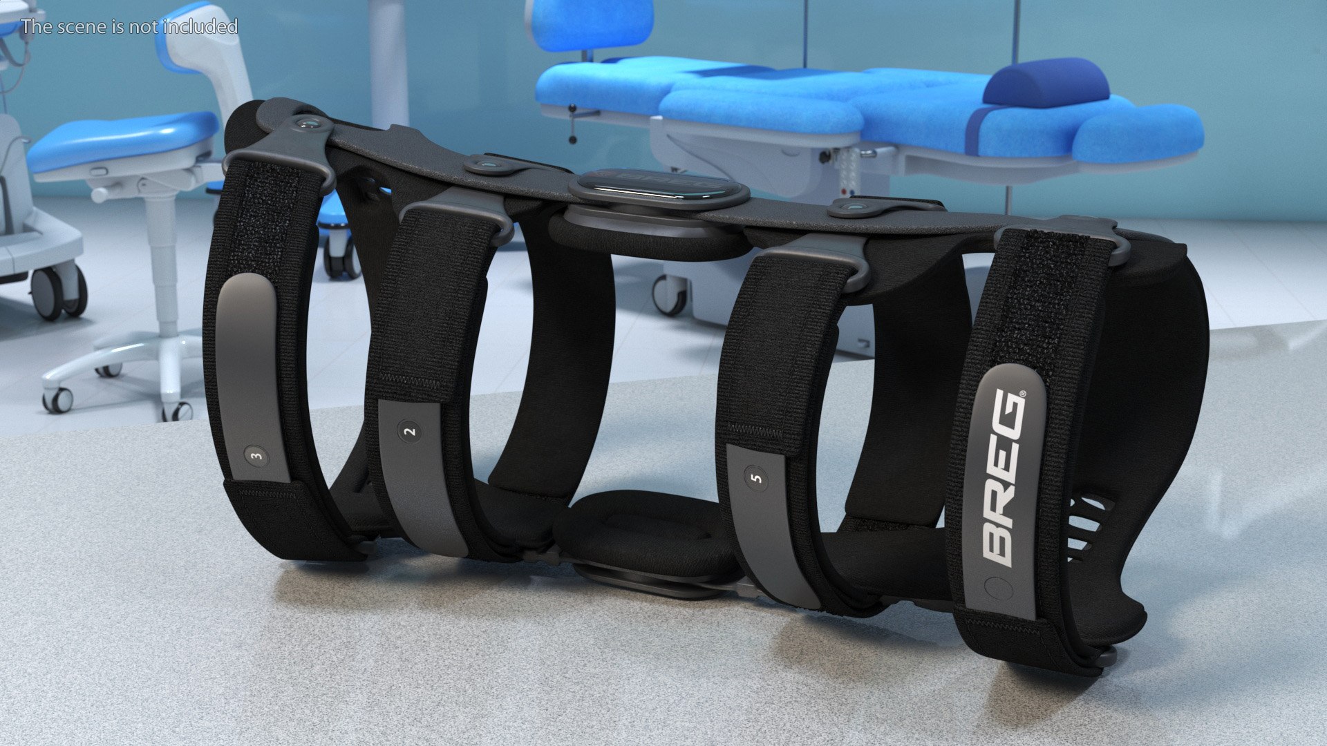 3D BREG Knee Brace Model - TurboSquid 2323118