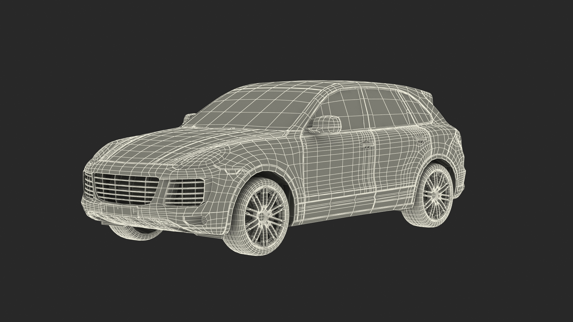 3D Luxury Crossover Model - TurboSquid 1518996