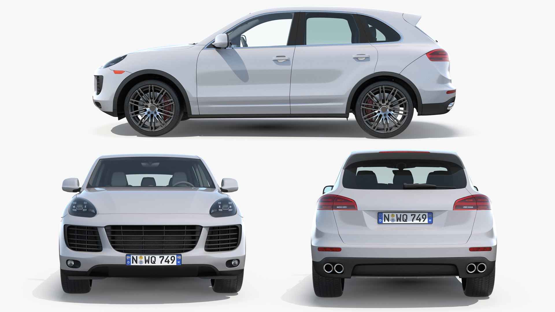 3D Luxury Crossover Model - TurboSquid 1518996