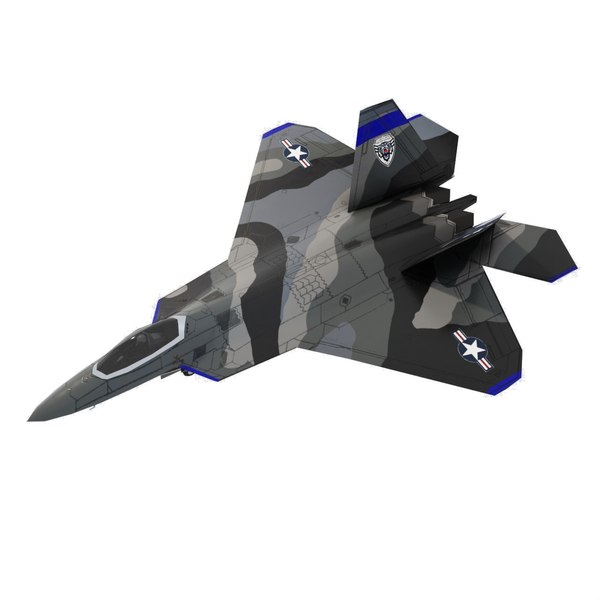 Skunk F-33 Lancer lowpoly concept jet fighter 3D model - TurboSquid 1815734