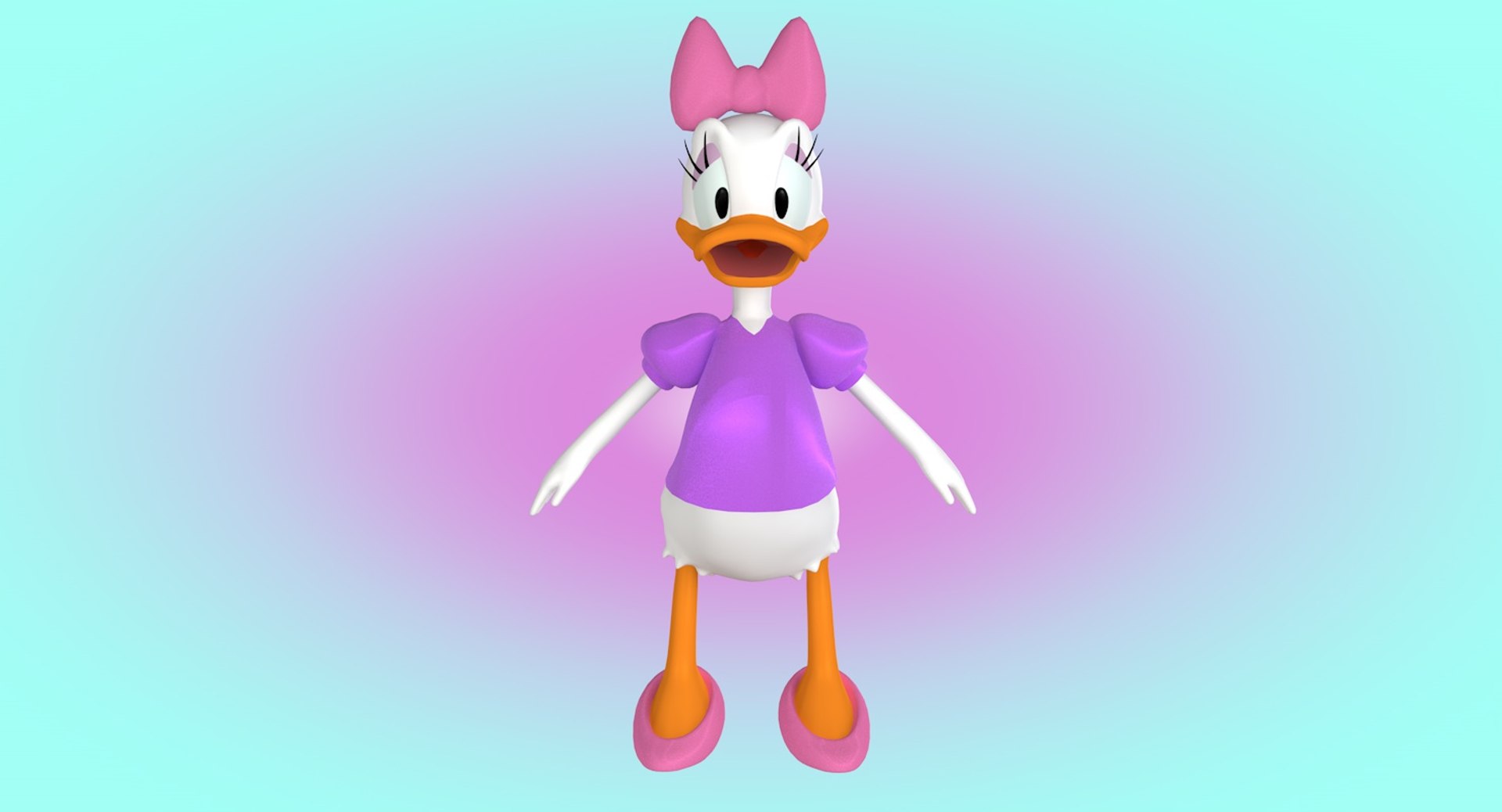 3d Daisy Duck