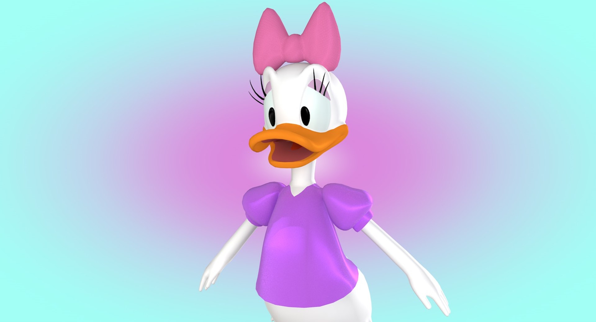 3d Daisy Duck