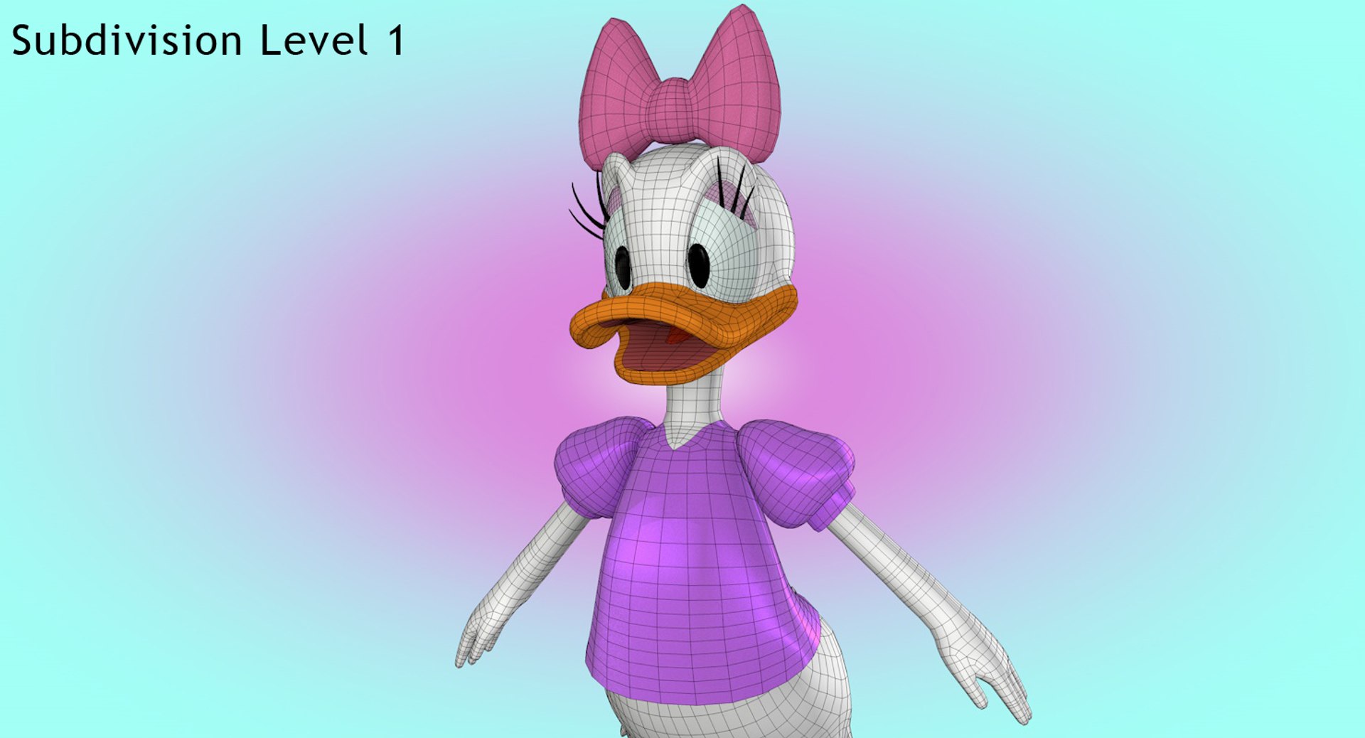 3d Daisy Duck