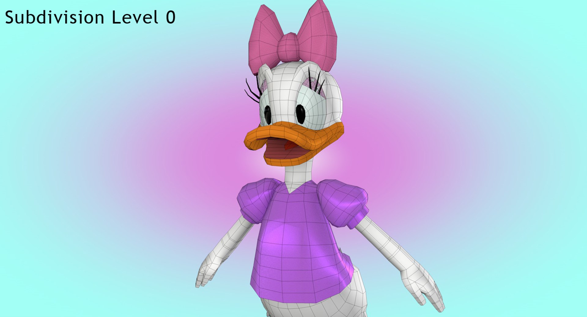 3d Daisy Duck