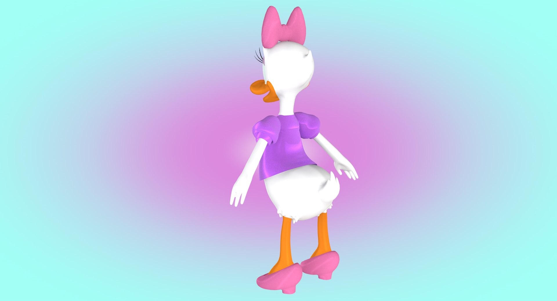 3d Daisy Duck