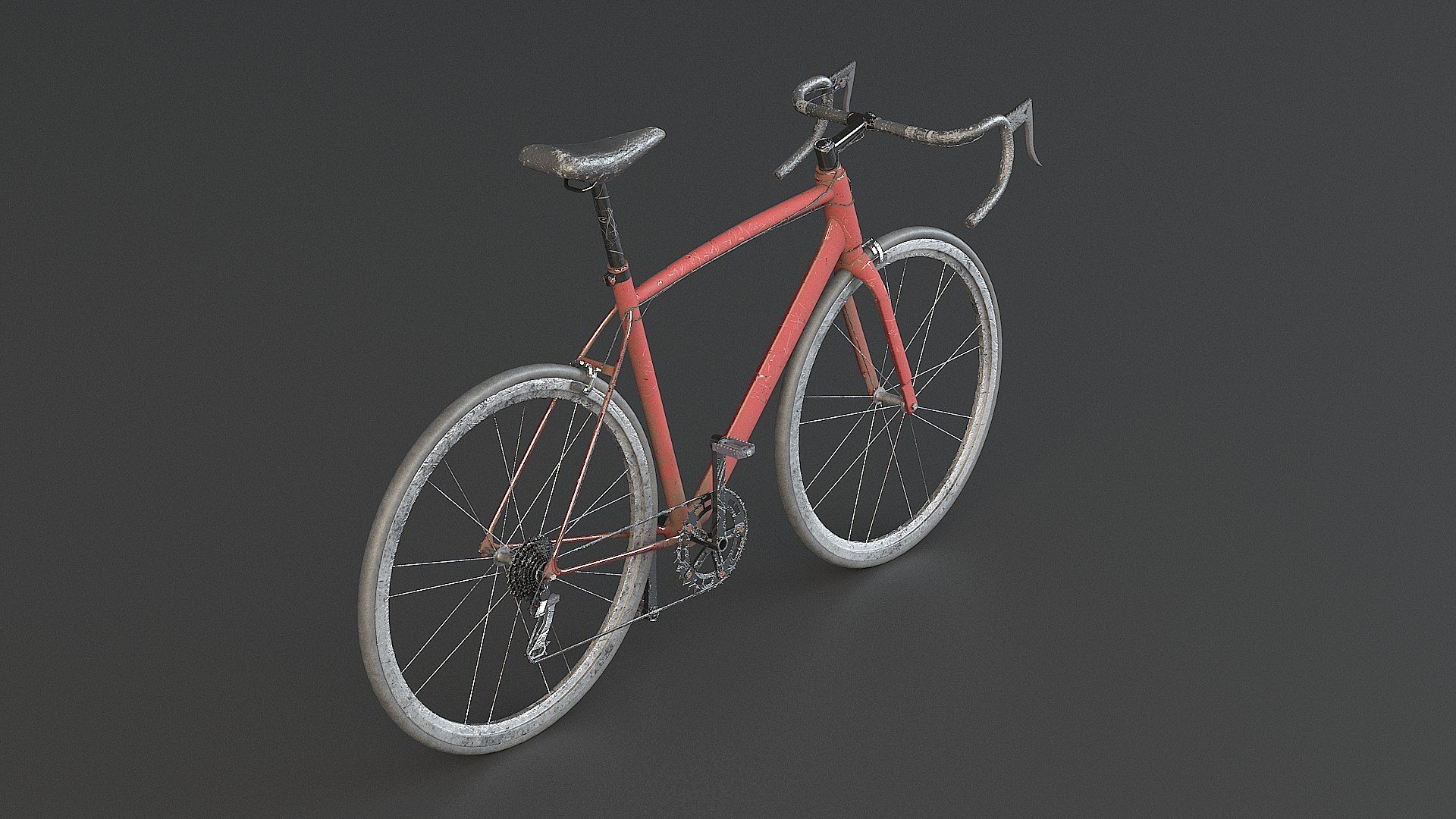 Old Generic Road Bicycle Model - TurboSquid 2087095