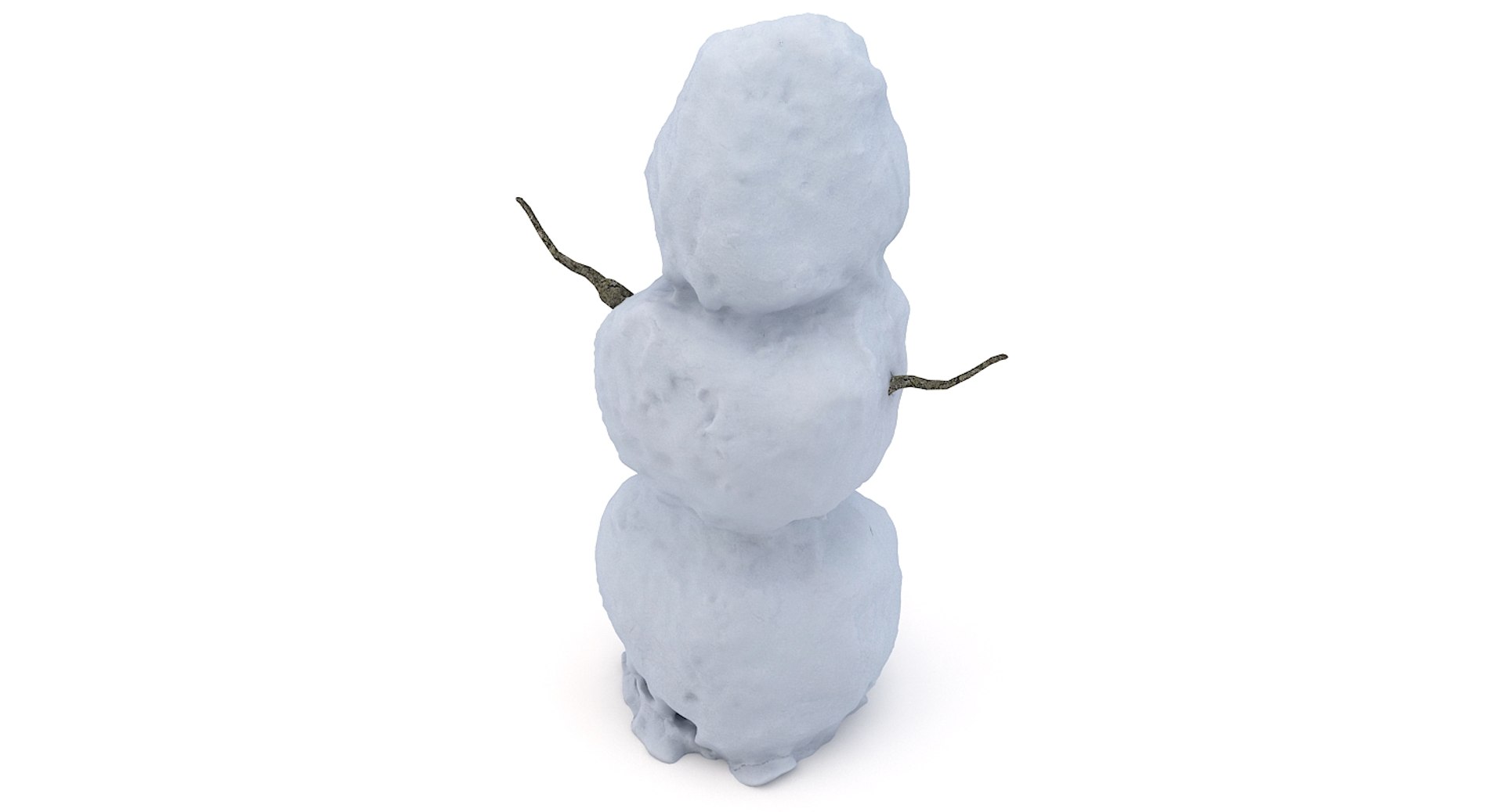 Scan snowman 3D model - TurboSquid 1256775