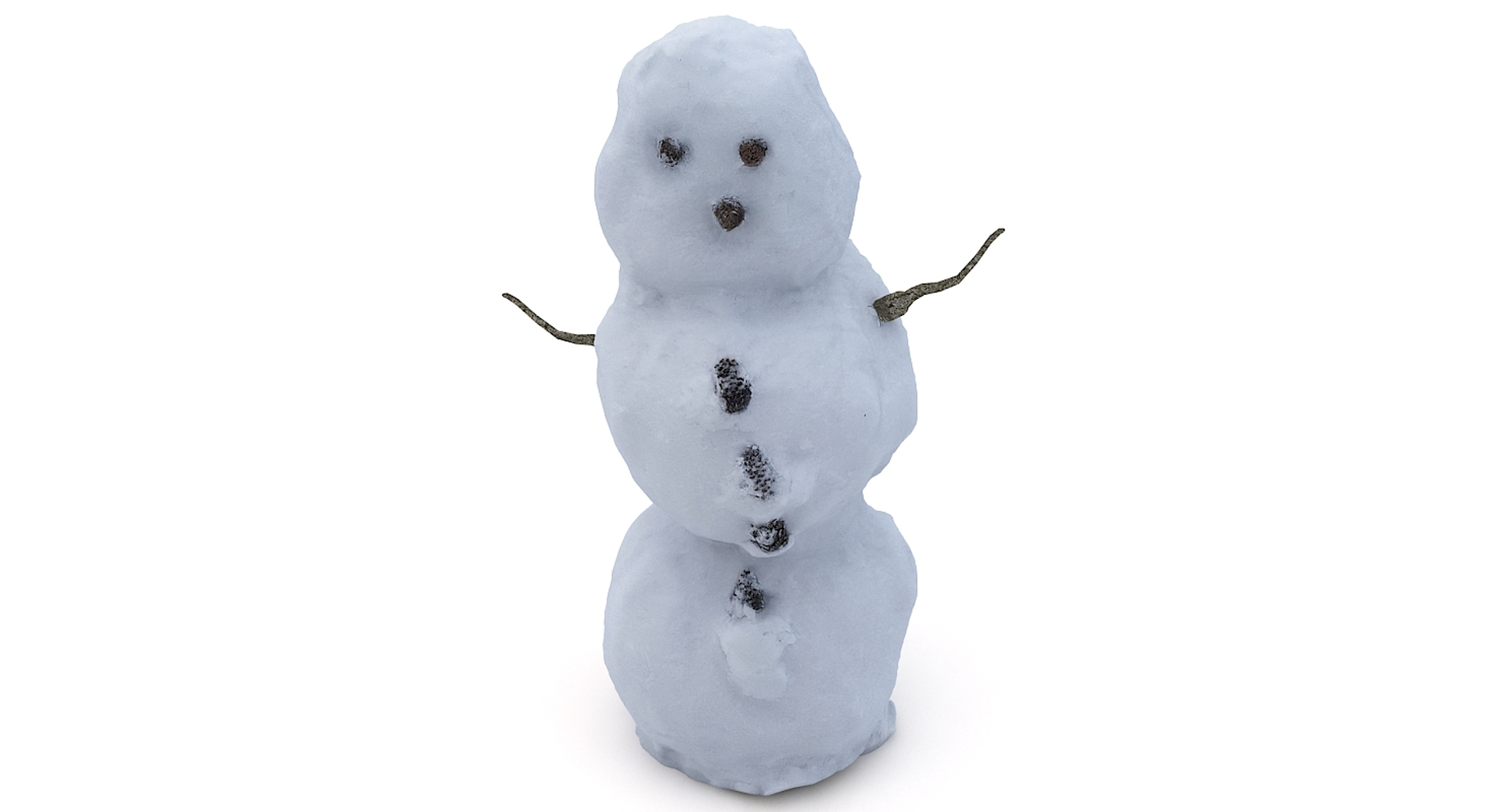 Scan snowman 3D model - TurboSquid 1256775