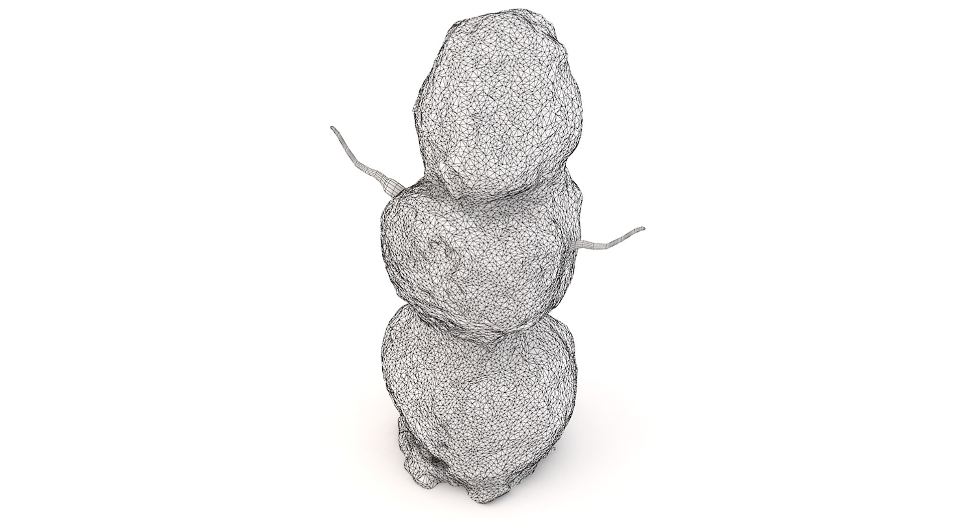 Scan snowman 3D model - TurboSquid 1256775