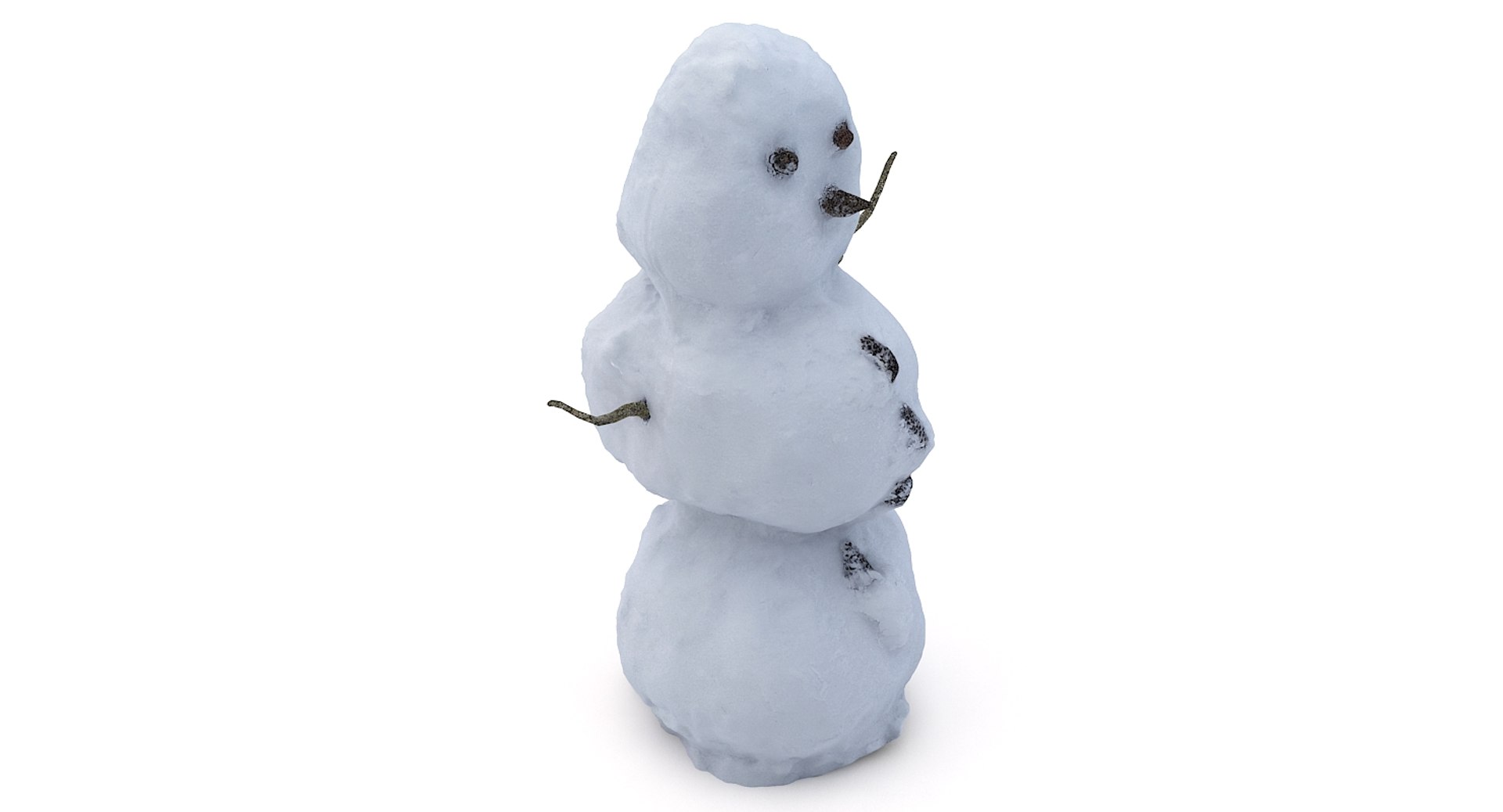 Scan snowman 3D model - TurboSquid 1256775