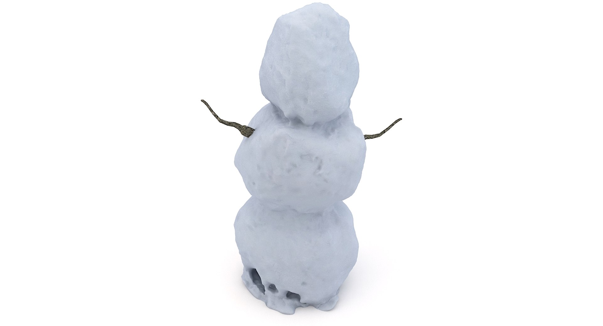 Scan snowman 3D model - TurboSquid 1256775