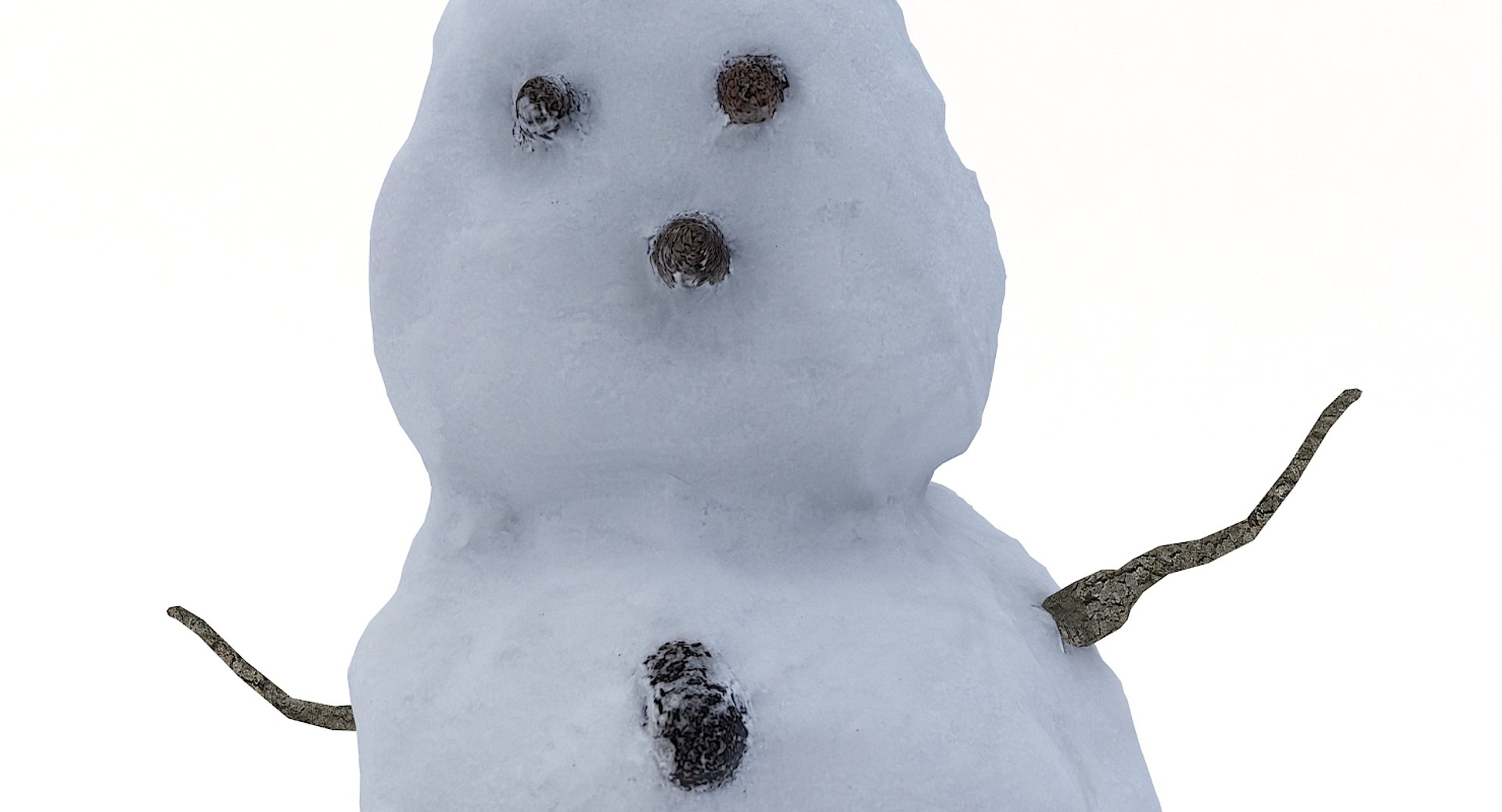 Scan snowman 3D model - TurboSquid 1256775