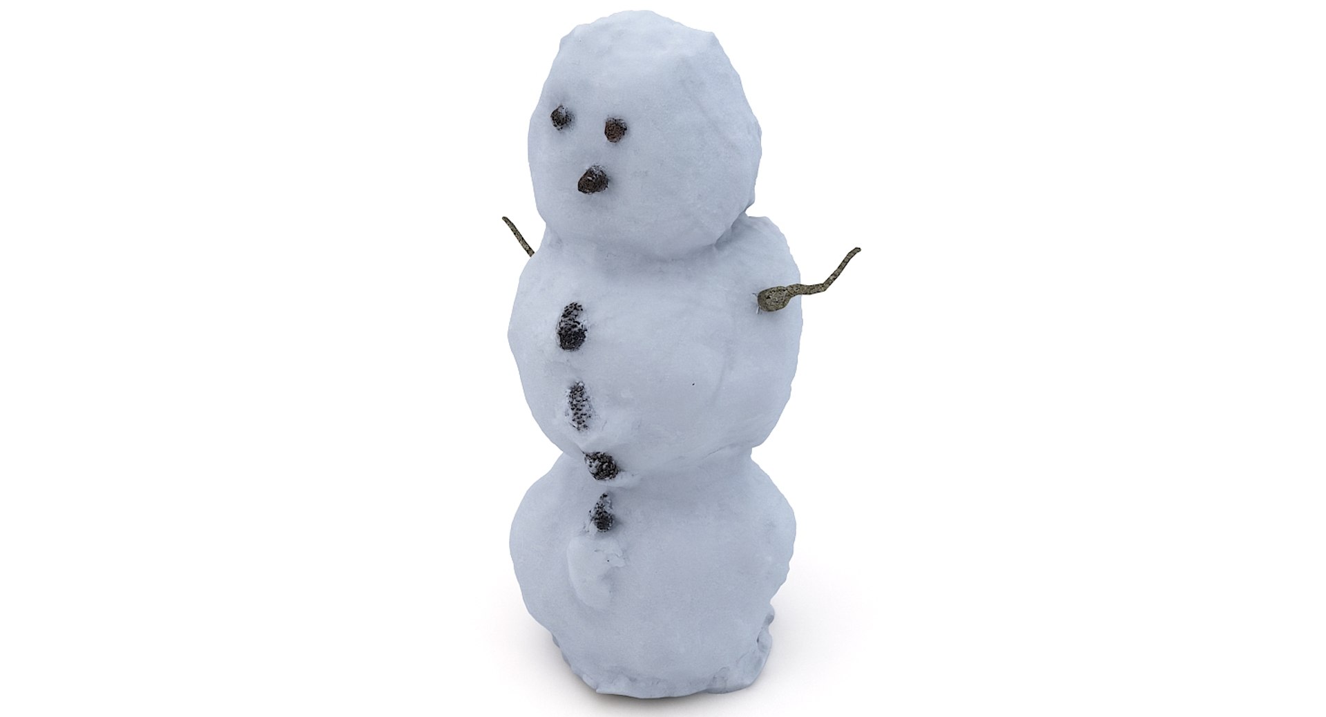 Scan snowman 3D model - TurboSquid 1256775