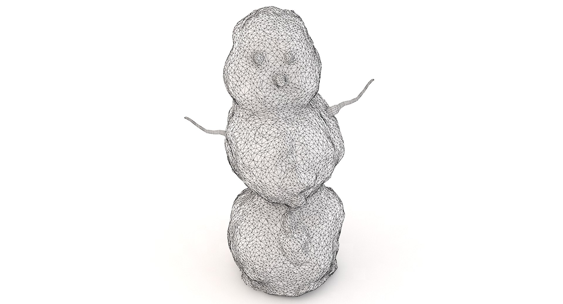 Scan snowman 3D model - TurboSquid 1256775