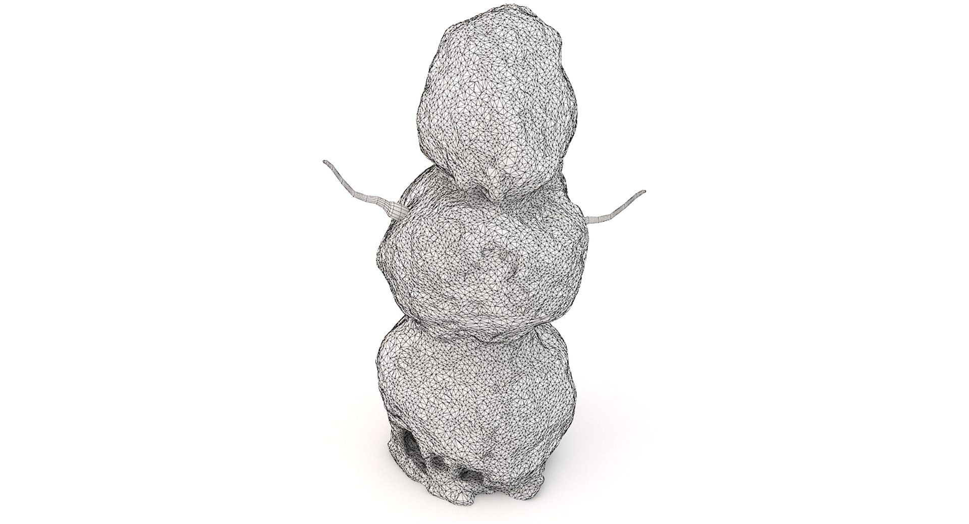 Scan snowman 3D model - TurboSquid 1256775