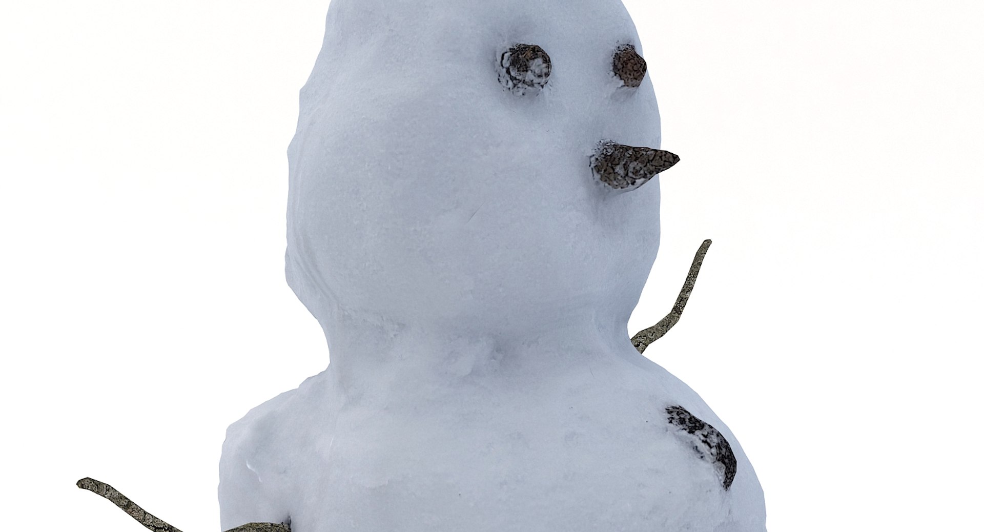 Scan snowman 3D model - TurboSquid 1256775