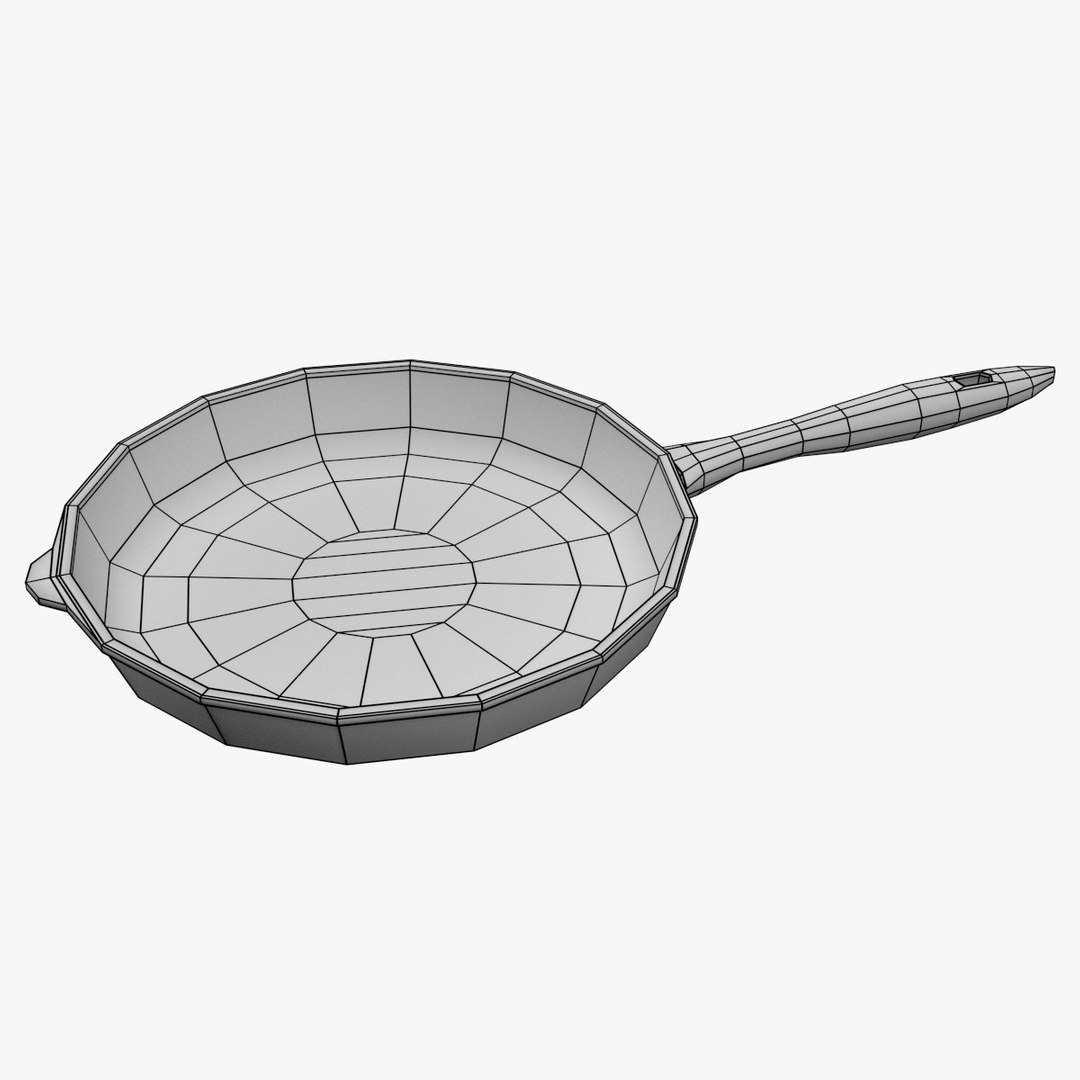 frying pan 3d model