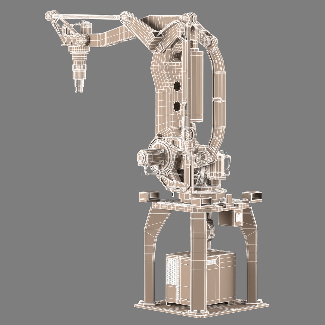 3D Industrial Robot Fanuc M 410B - TurboSquid 1730372