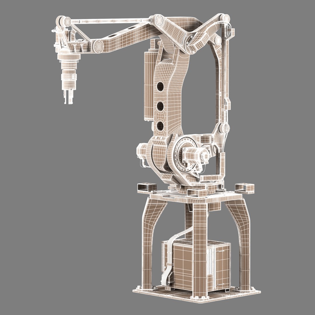 3D Industrial Robot Fanuc M 410B - TurboSquid 1730372