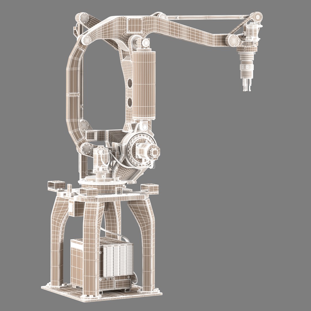 3D Industrial Robot Fanuc M 410B - TurboSquid 1730372
