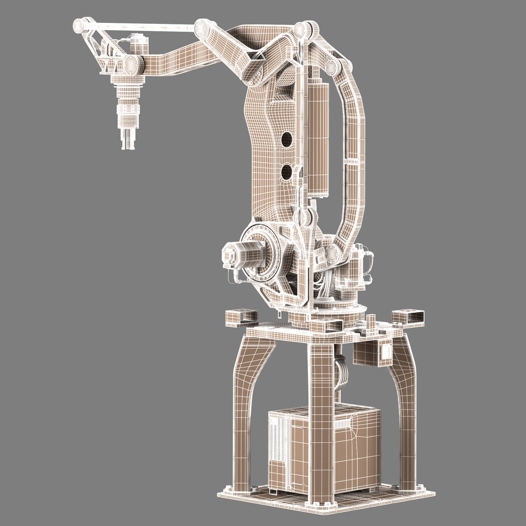 3D Industrial Robot Fanuc M 410B - TurboSquid 1730372