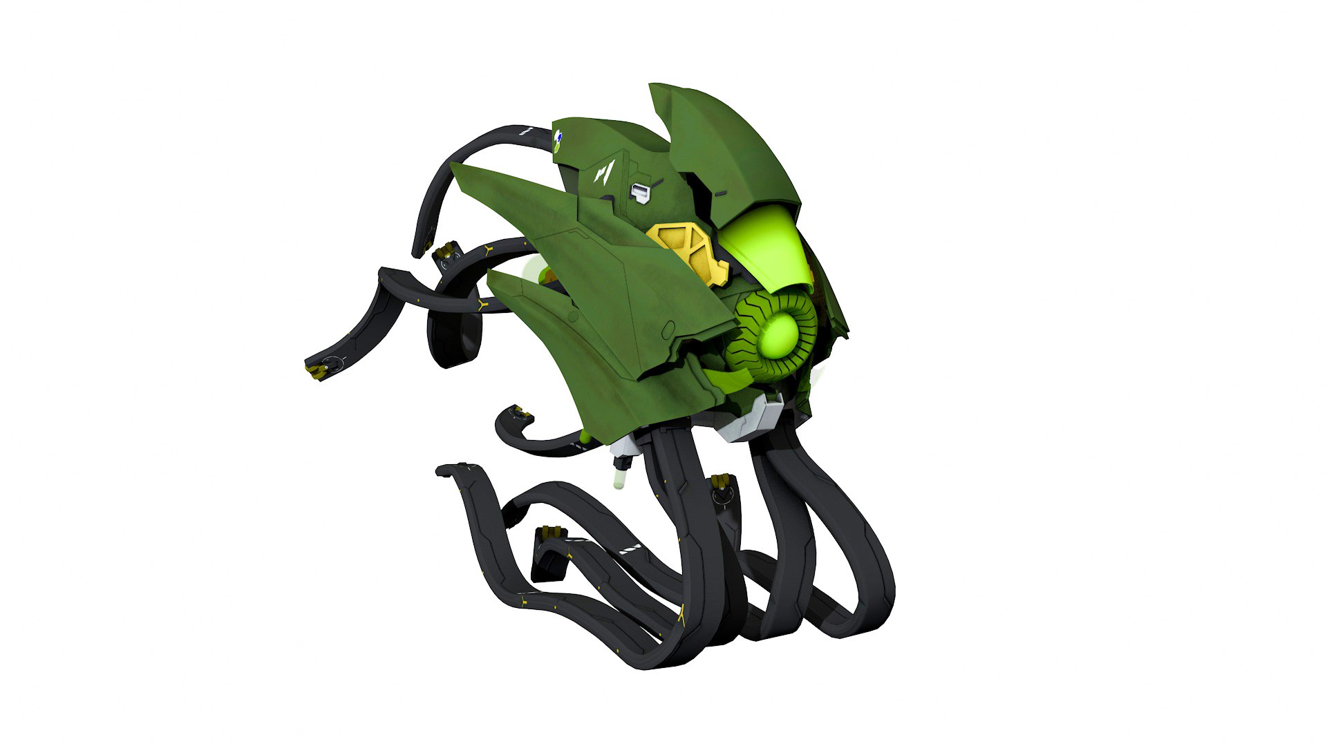 3D Hydra Rigged And Animated Model - TurboSquid 2378076
