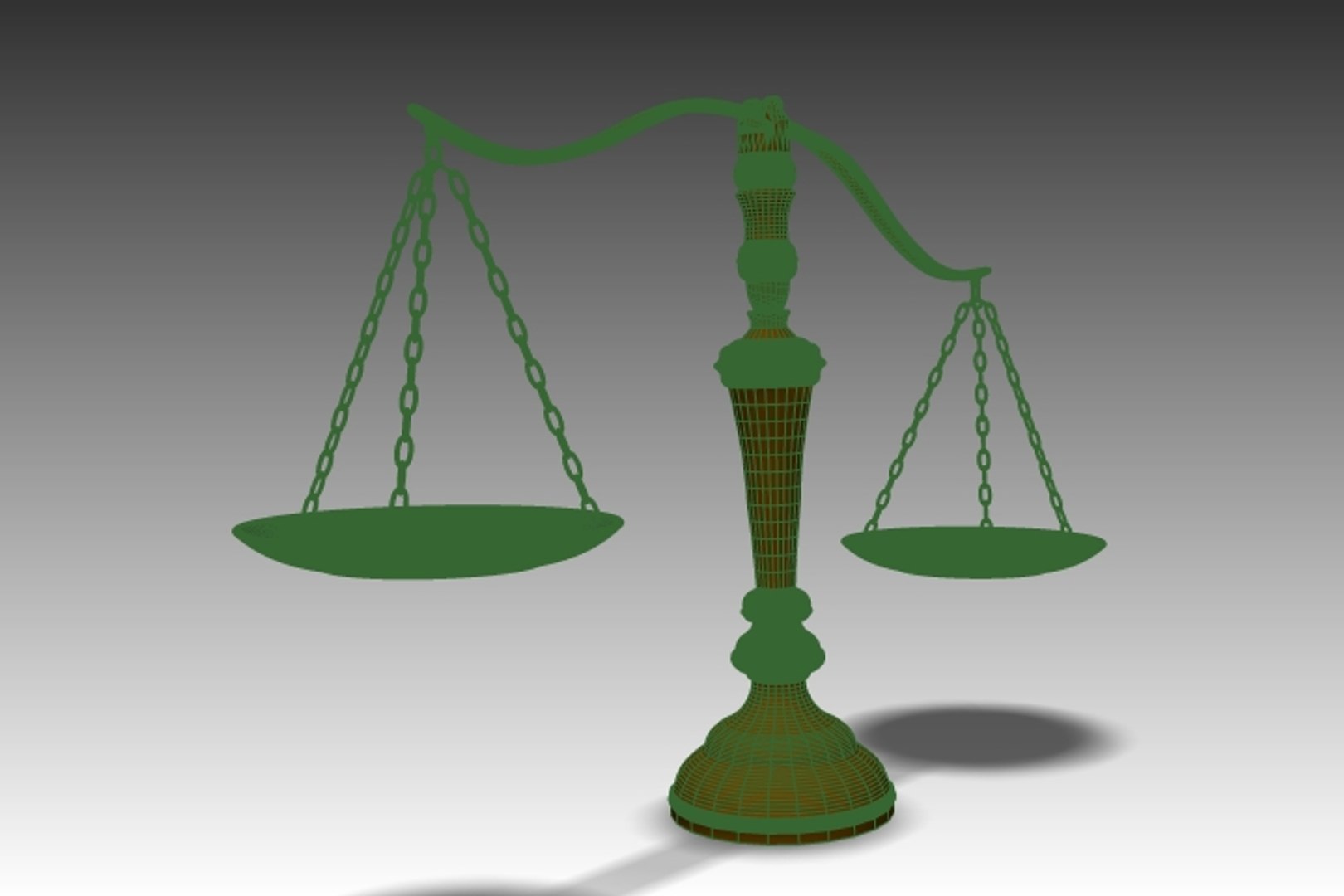 Scales Justice 3d Model