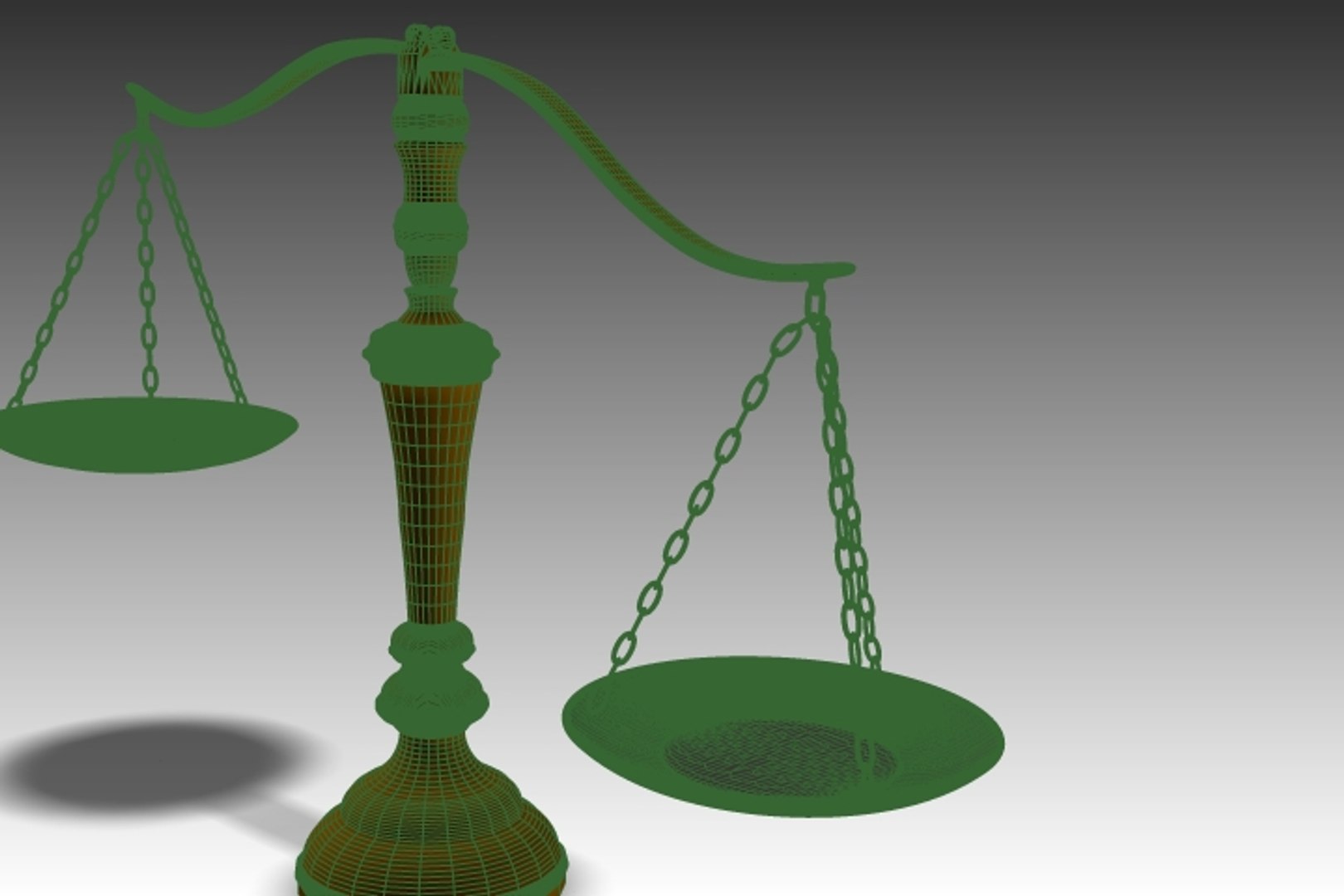 Scales Justice 3d Model