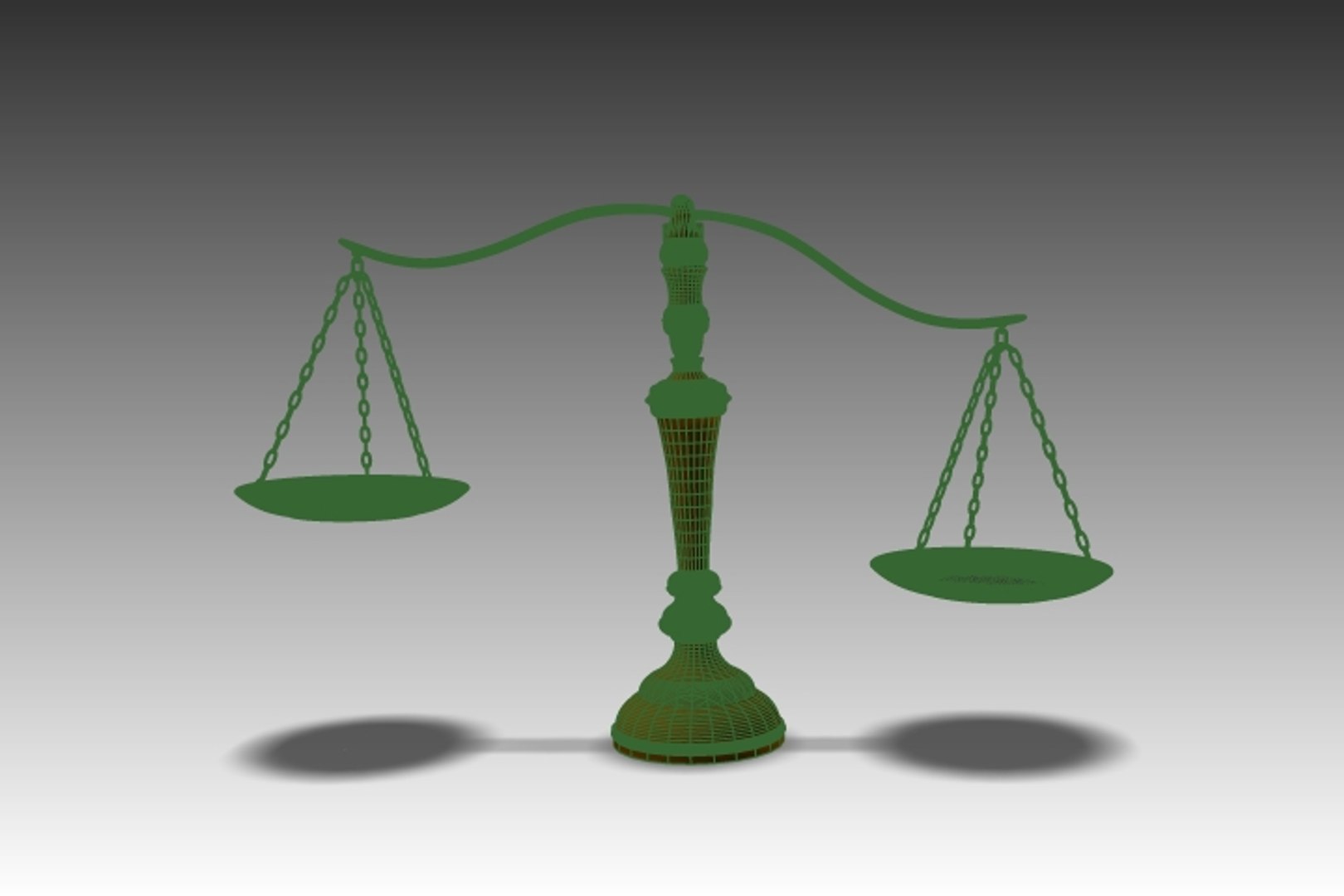 Scales Justice 3d Model