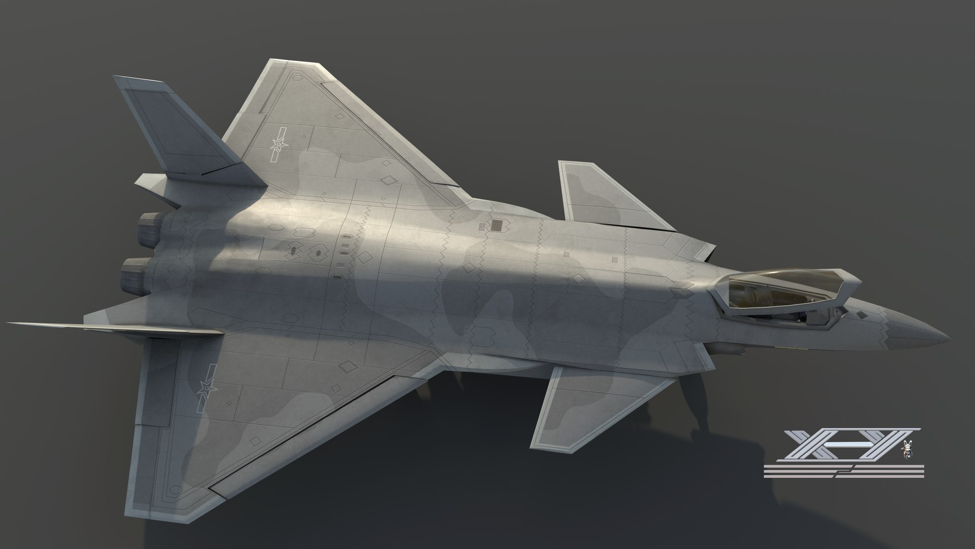3D China J20 Fighter - TurboSquid 2298243